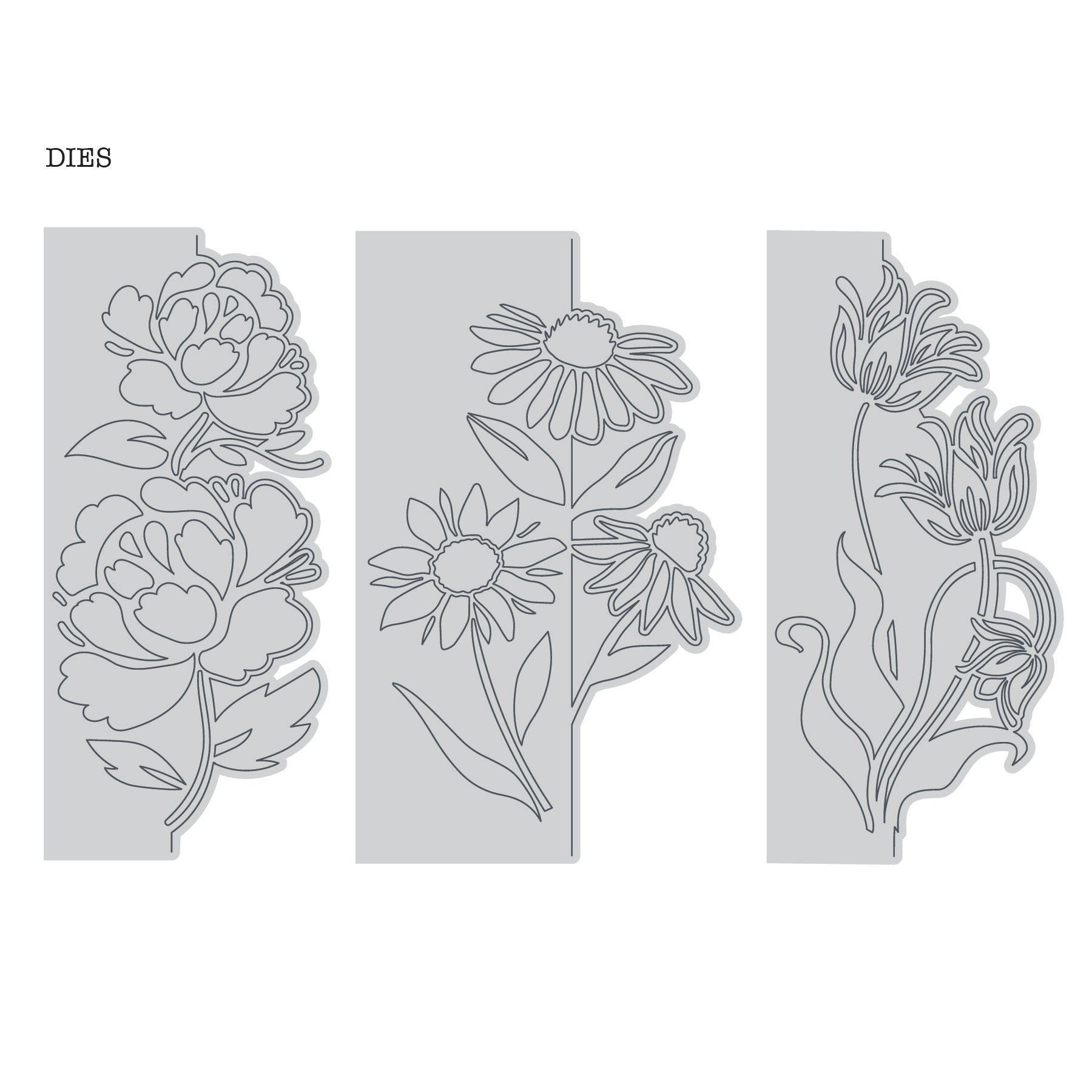 DP Florals Edge Die Set – Diamond Press Store