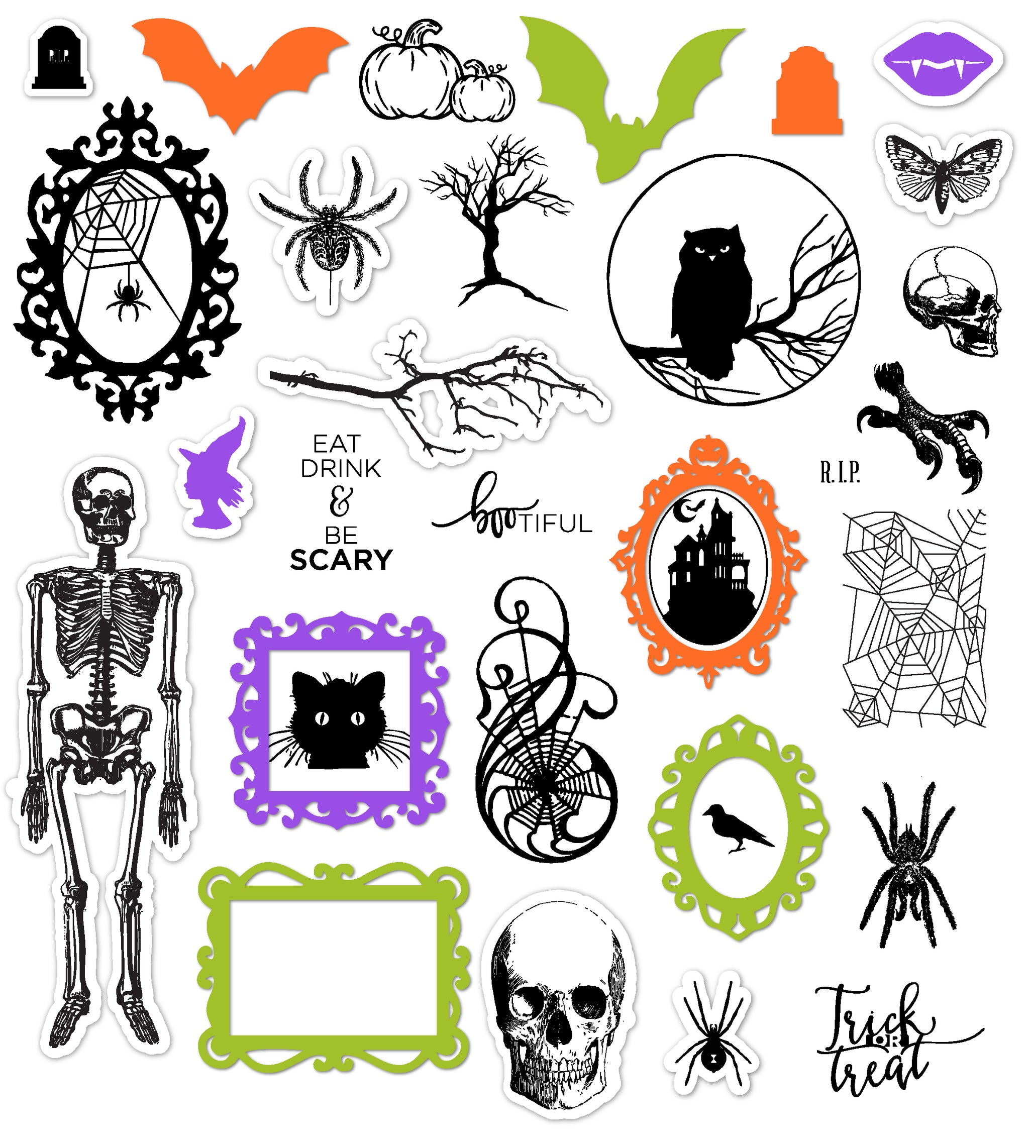 DP Skeleton Stamp & Die Set – Diamond Press Store